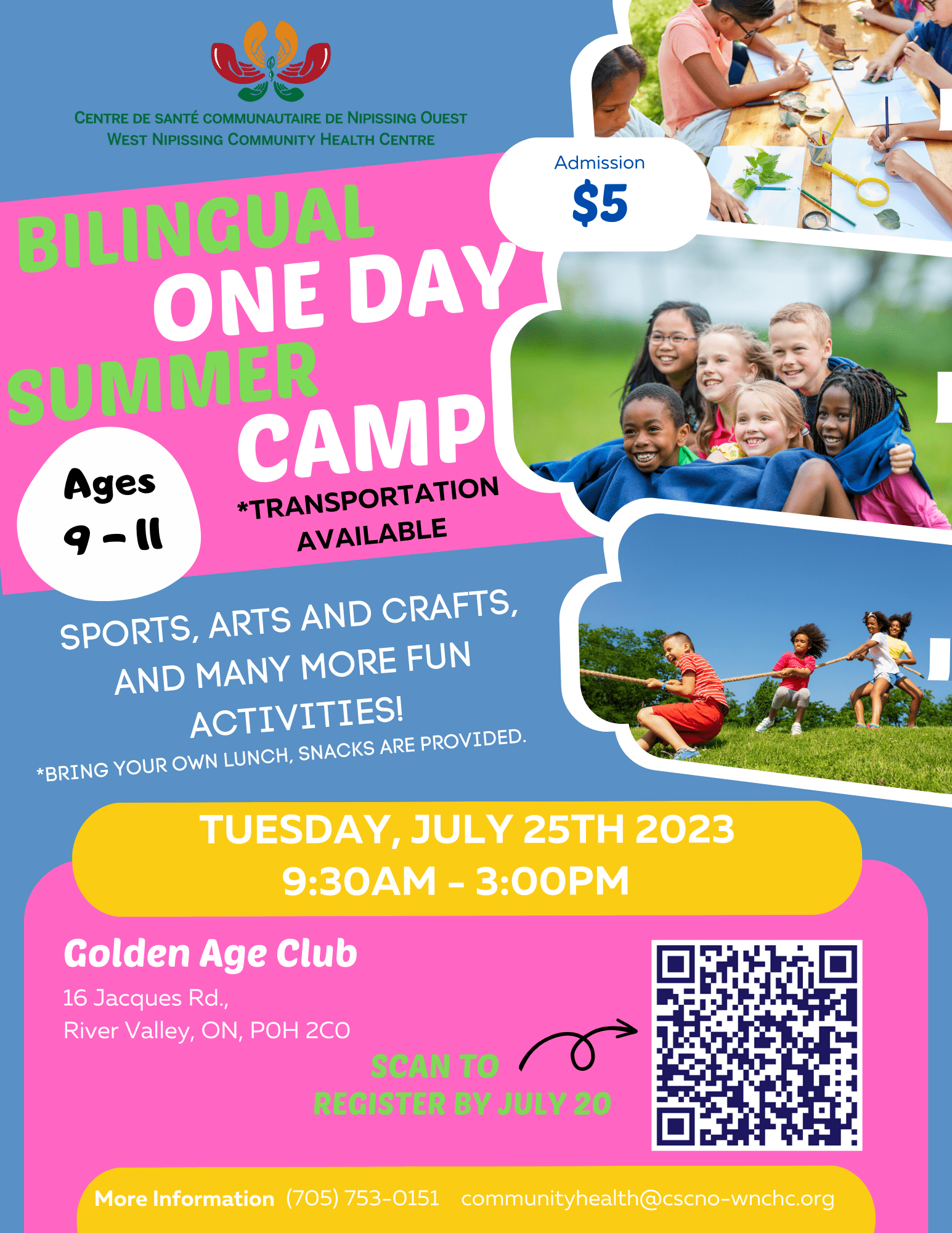 Day Camp - River Valley - Centre de santé communautaire de Nipissing ...