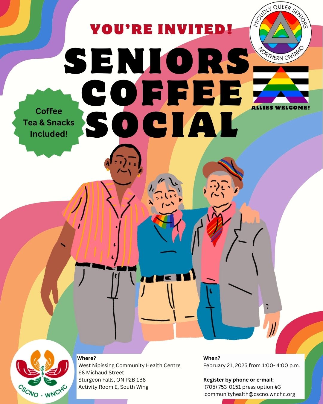 Seniors Coffee Social - Centre de santé communautaire de Nipissing ...
